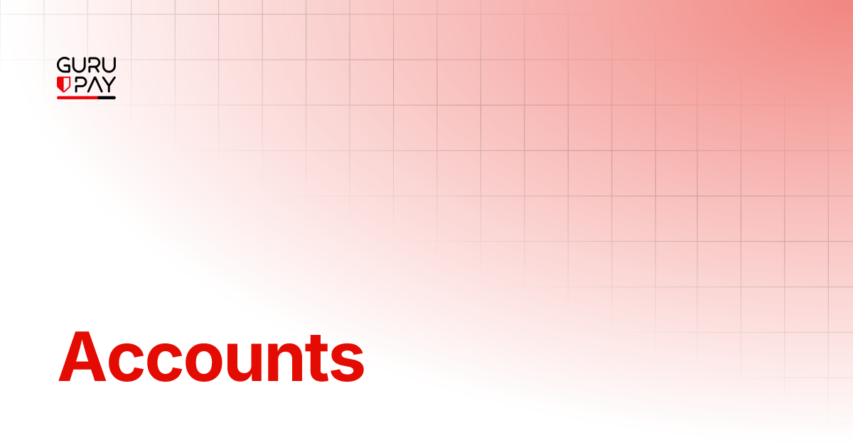 Accounts | Documentation